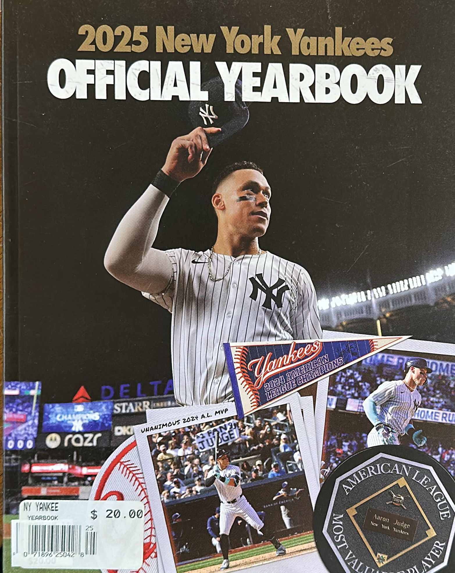 2025 New York Yankees Official Yearbook Magazine
