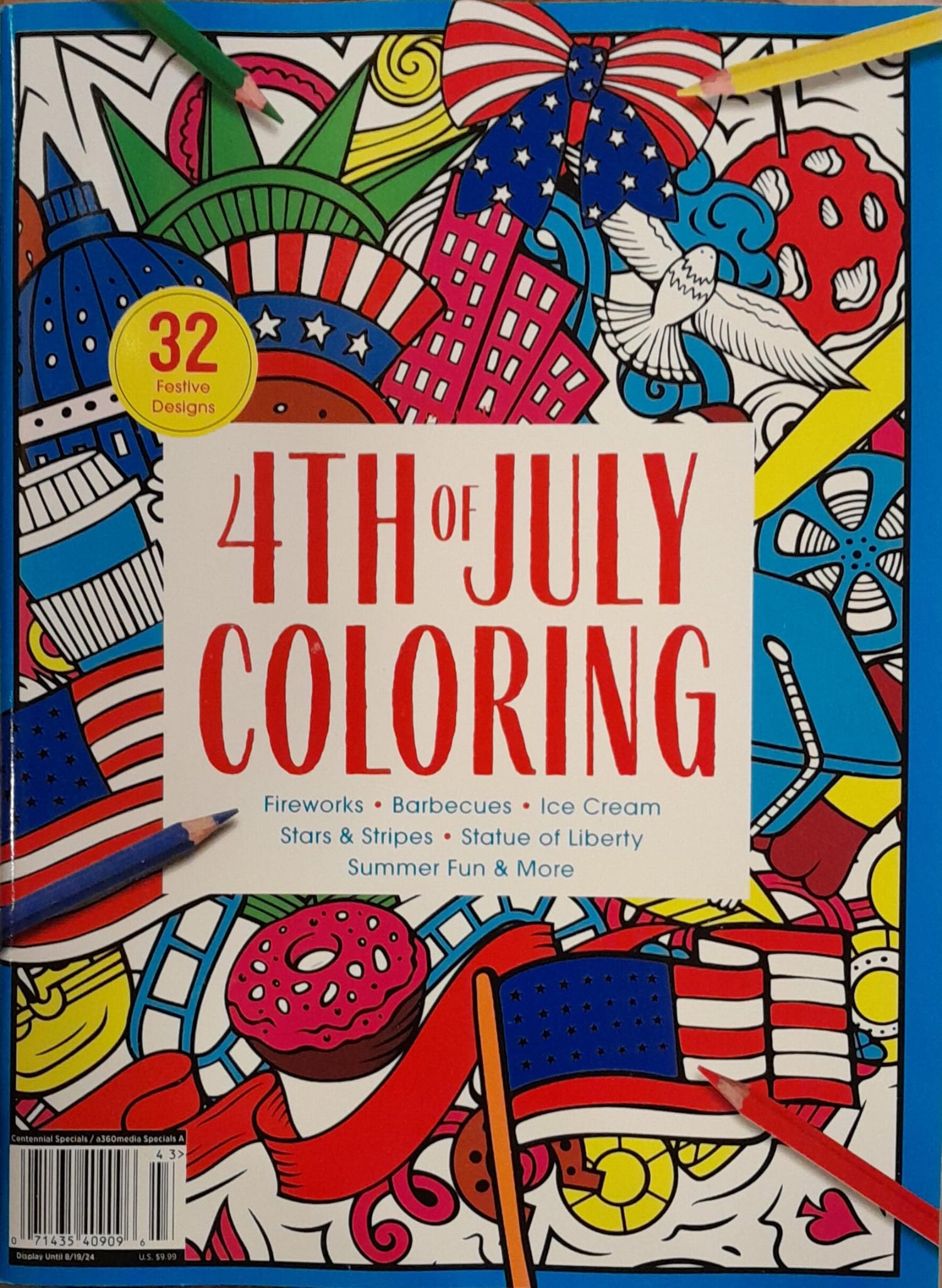 Buy 4Th Of July Coloring Magazine Subscription | Magazine Cafe Store, NY