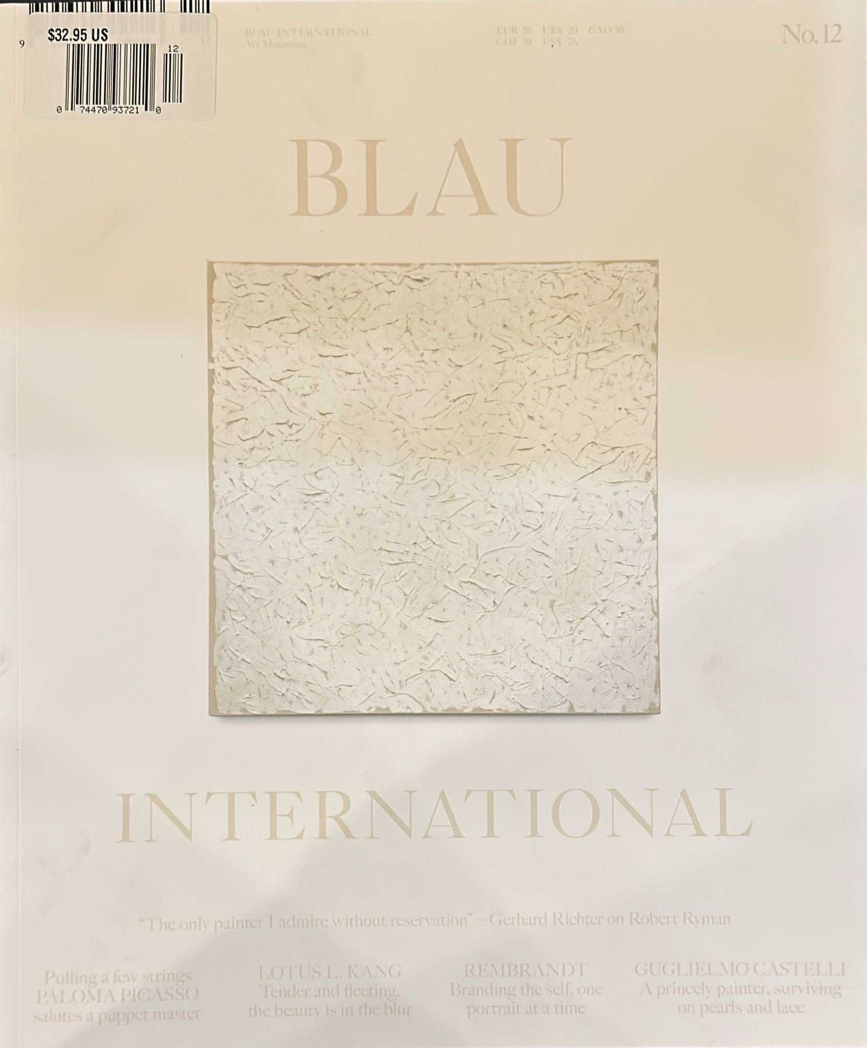 Blau Magazine Issue 03 Subscription | magazinecafestore.com | November ...