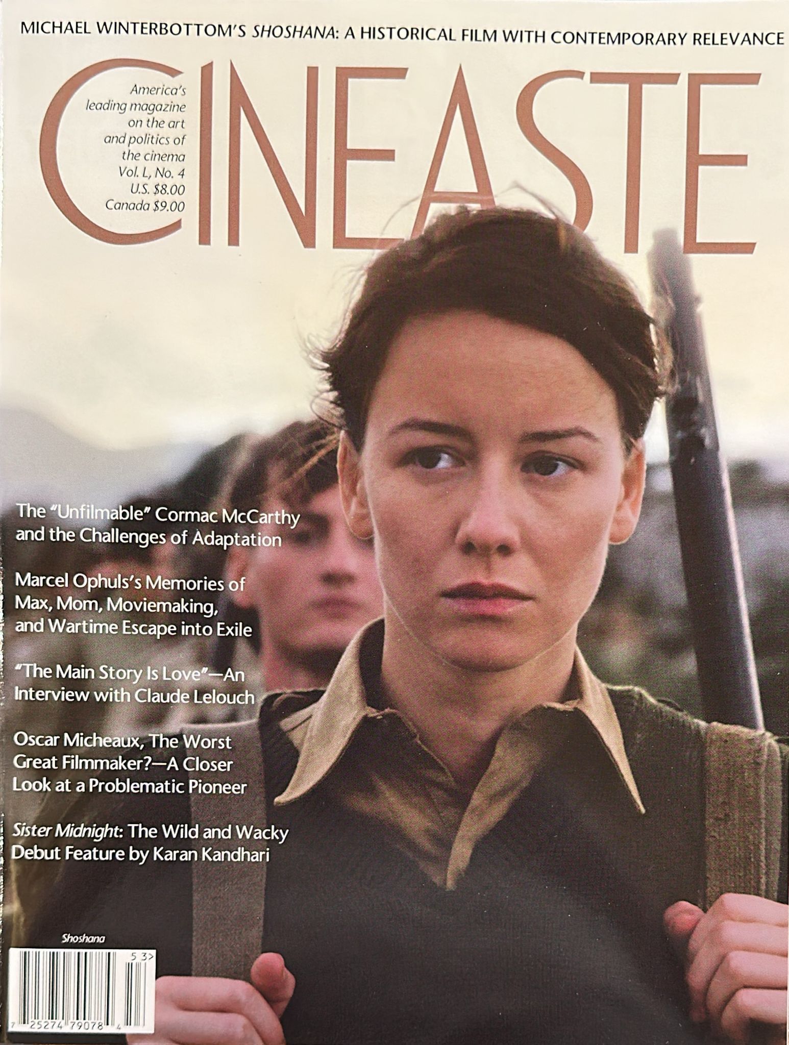 Buy Cineaste Magazine Subscription|Entertainment Mag| magazinecafestore.com