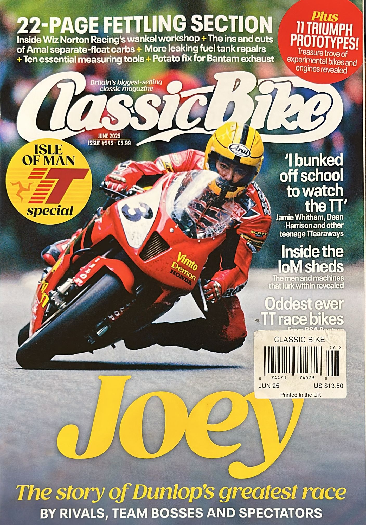 Classic Bike Magazine UK Subscription | Buy at Magazine Café Store, USA
