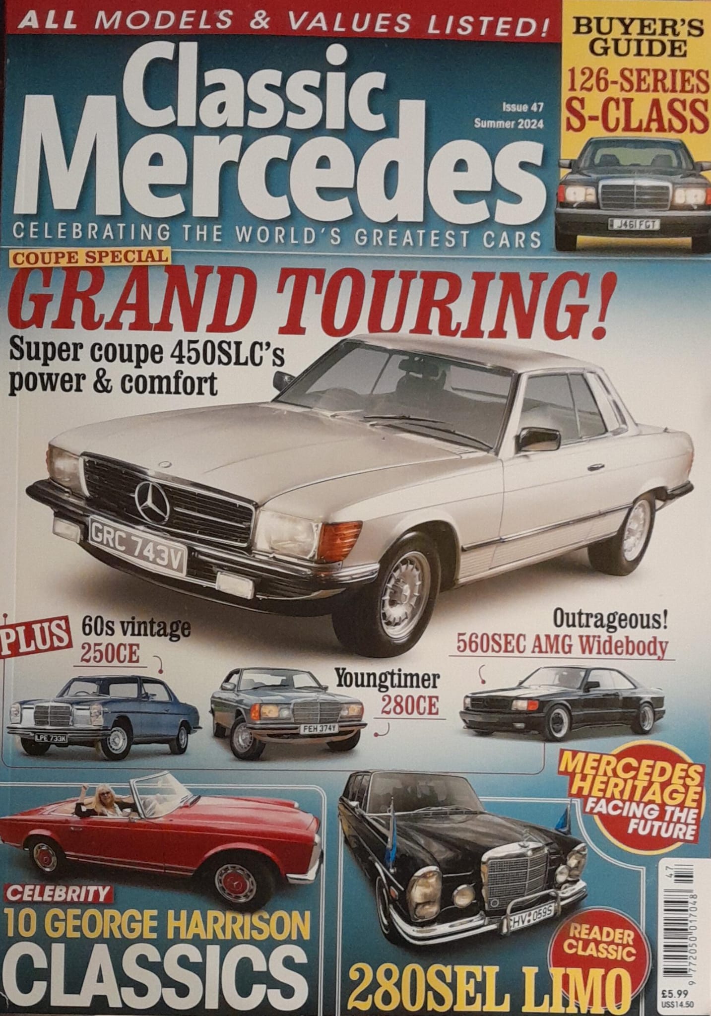 Buy Classic Mercedes Magazine Subscription USA | magazinecafestore.com NYC