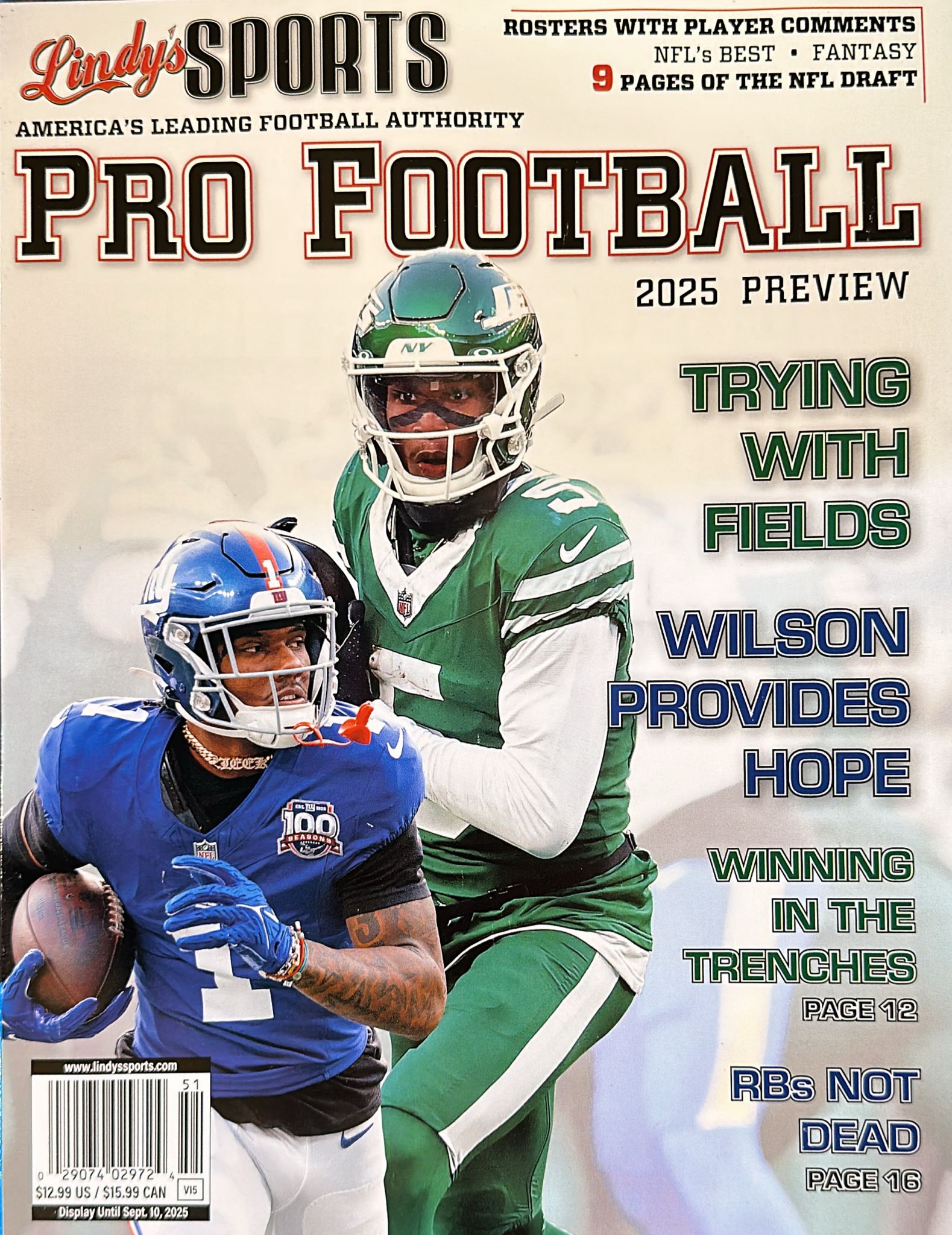 Buy Lindy's Sports Pro Football Draft Magazine from MagazineCafeStore ...