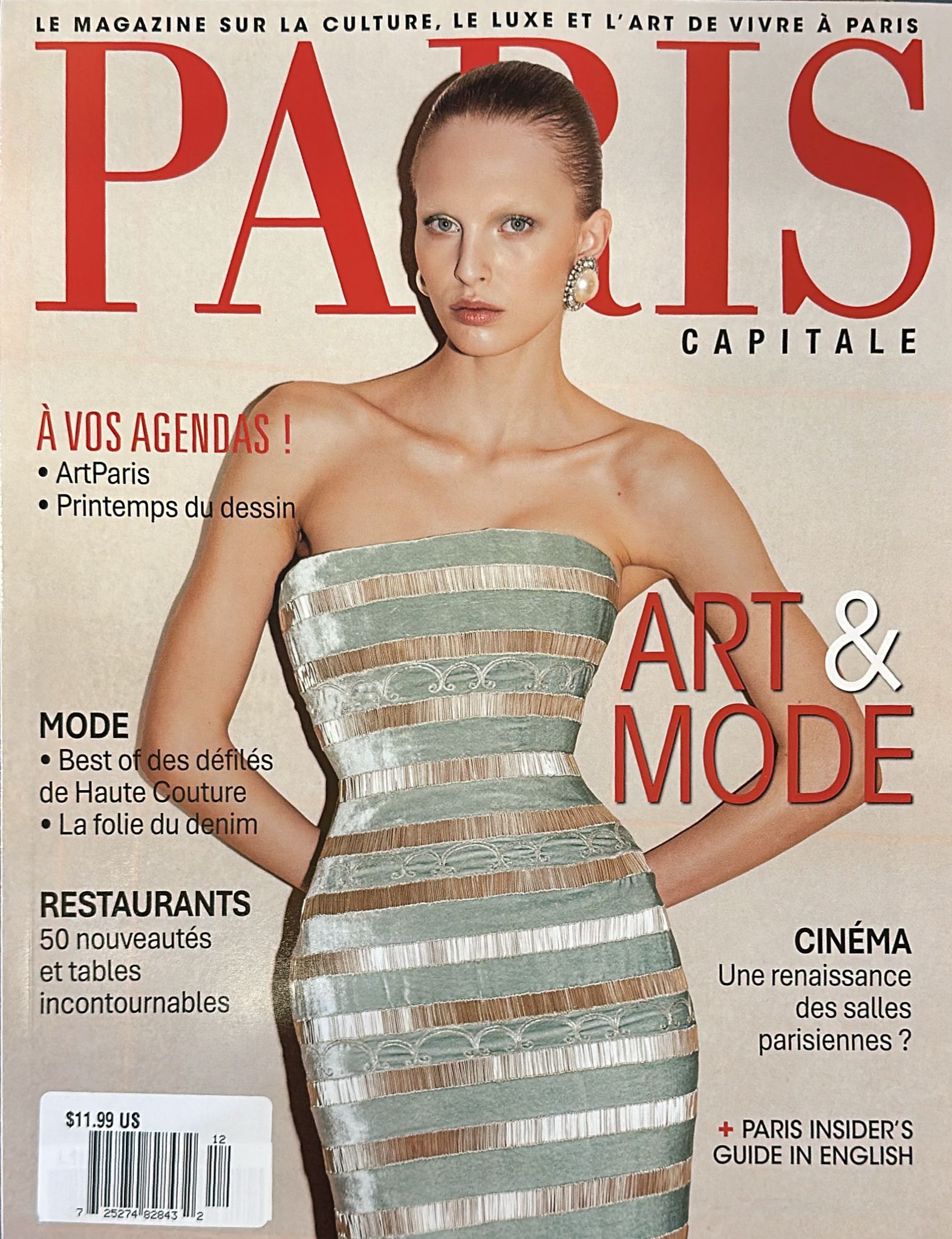 Paris Capitale Magazine Subscription | Buy at Magazine Café - Single ...