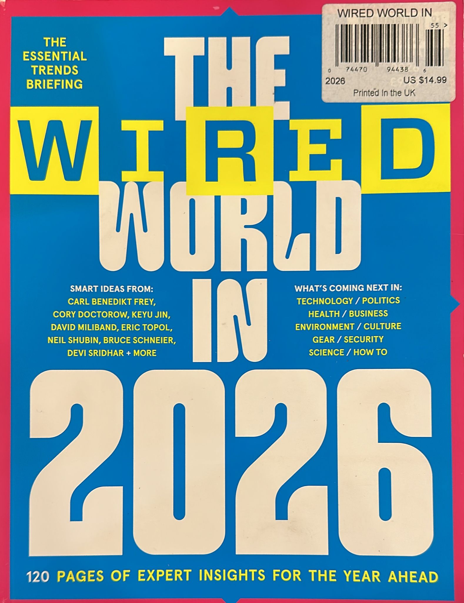 Wired UK Magazine Subscription | Buy at Magazine Café - Single Issue ...