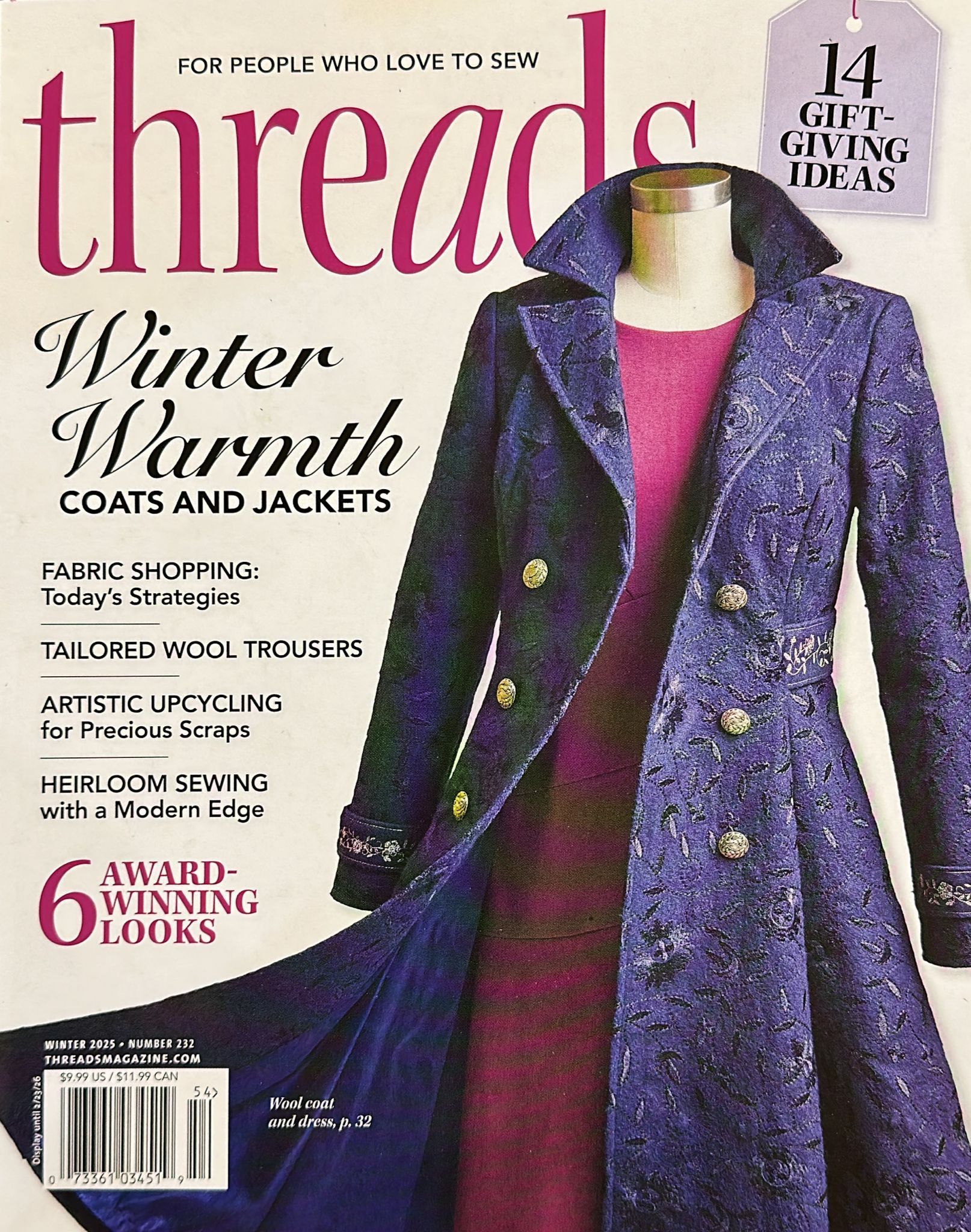 Buy Threads Magazine Subscription | Buy at Magazine Café - Single Issue ...