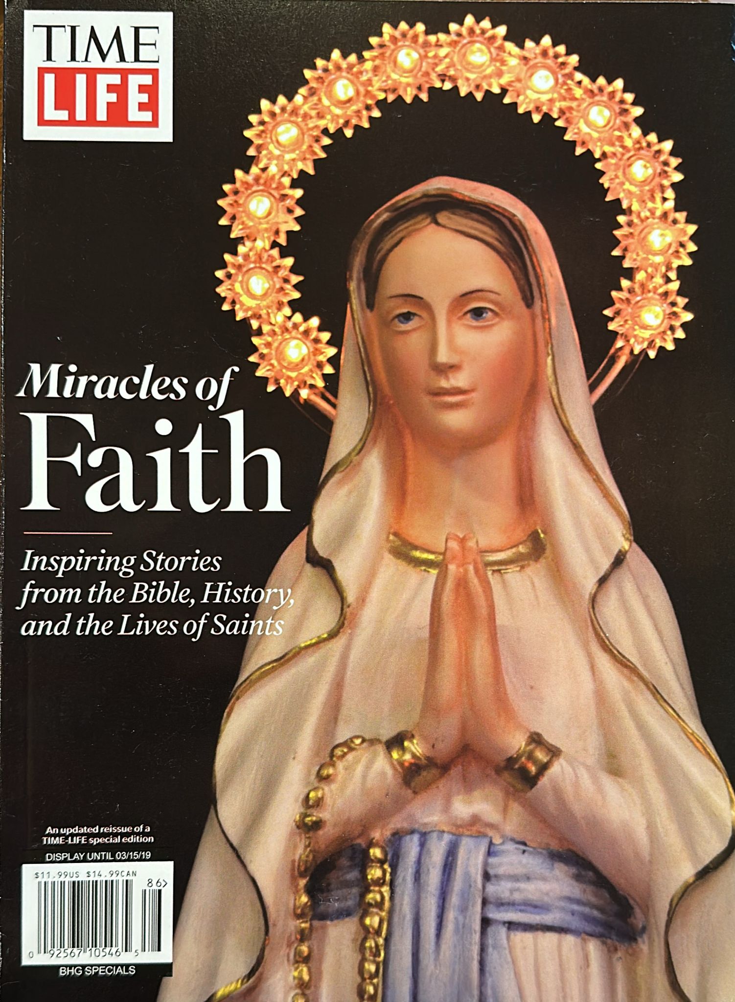Time Life Miracles of Faith Magazine