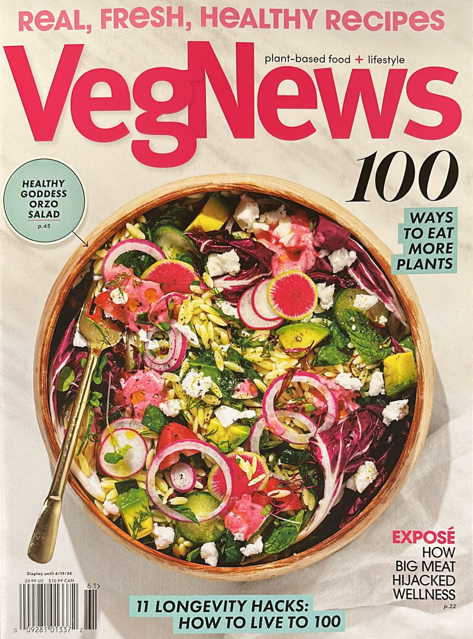 VegNews Magazine Subscription at Magazine Cafe | magazinecafestore.com USA