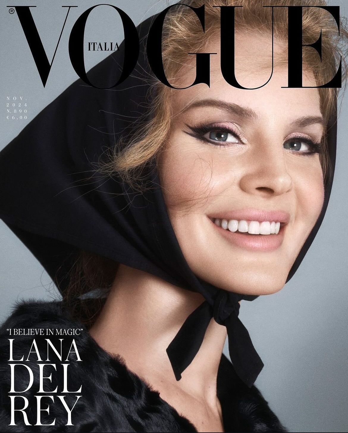 Buy Lana Del Rey's Vogue Italia Magazine - November 2024 Issue