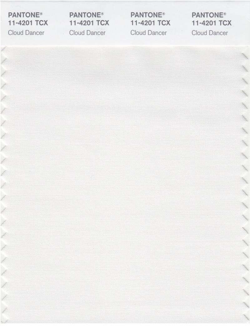 Pantone Smart 11-4201 TCX Color Swatch Card | Cloud Dancer | Magazine ...
