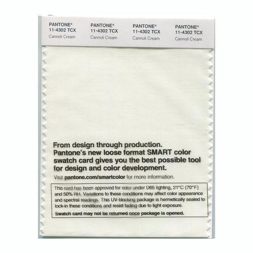 Pantone Smart 11-4302 TCX Color Swatch Card | Cannoli Cream | Magazine ...