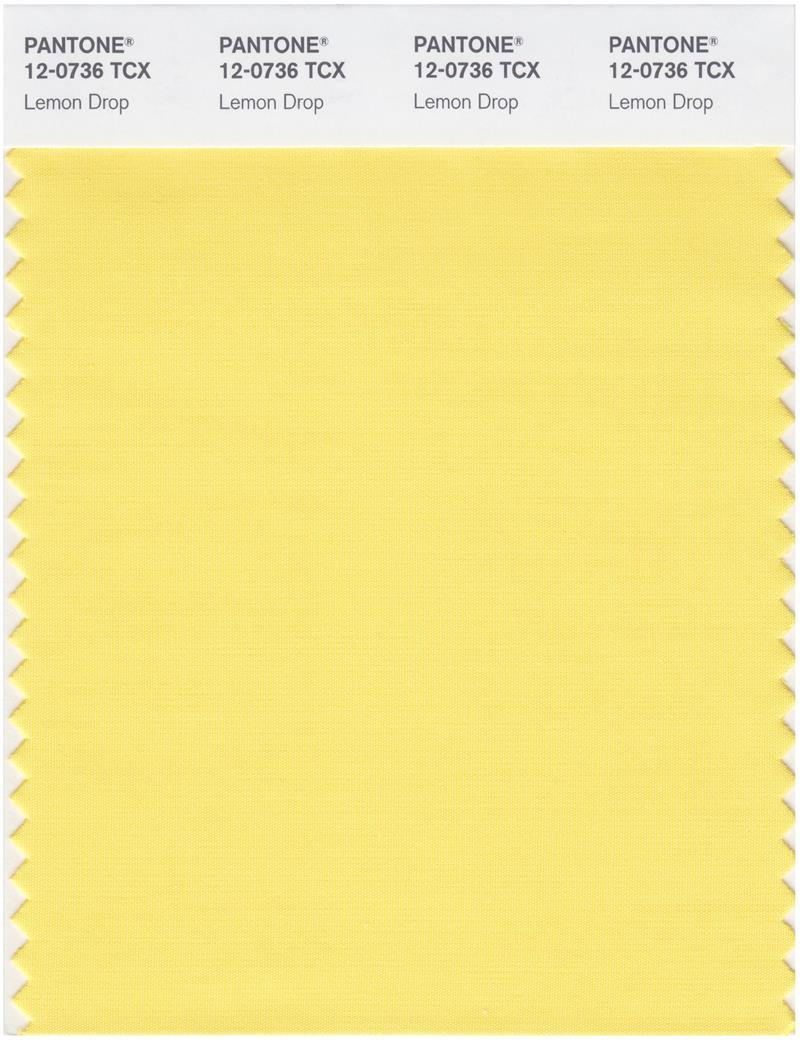 Pantone Smart 12-0736 TCX Color Swatch Card | Lemon Drop | Magazine ...