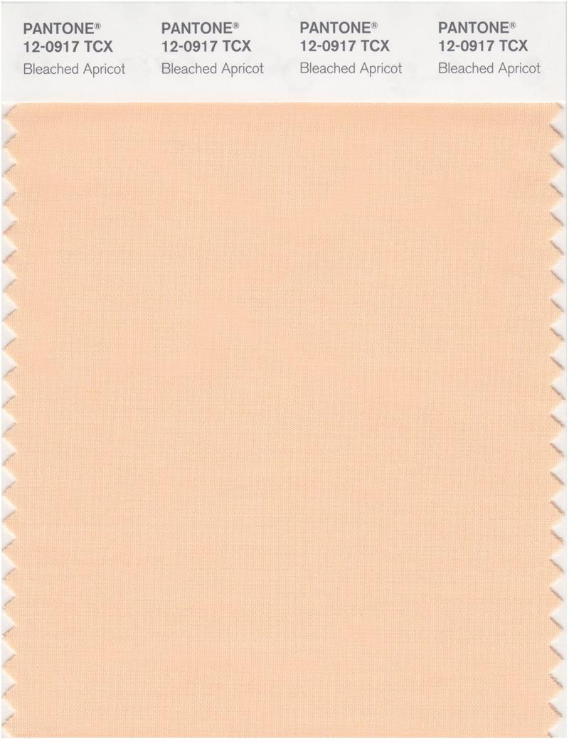 Pantone Smart 12-0917 TCX Color Swatch Card | Bleached Apricot ...