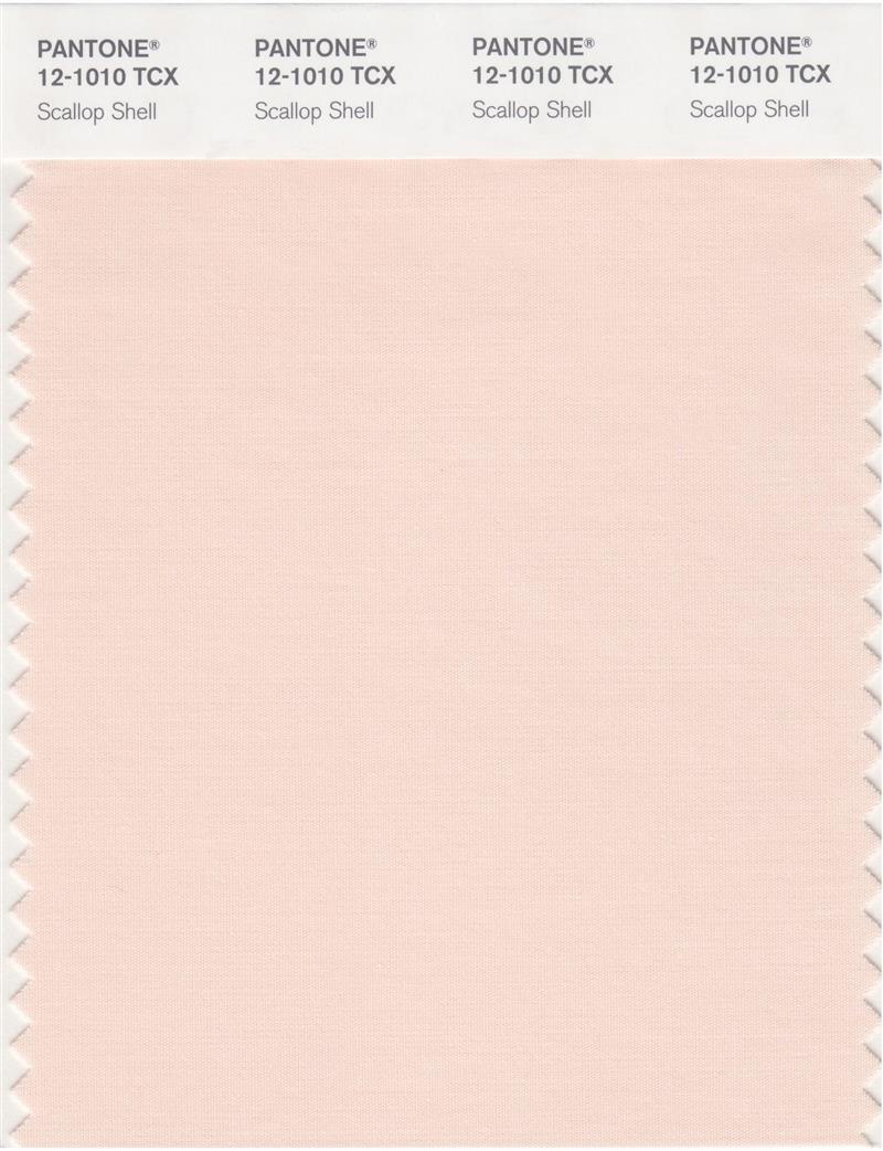 Pantone Smart 12-1010 TCX Color Swatch Card | Scallop Shell | Magazine ...