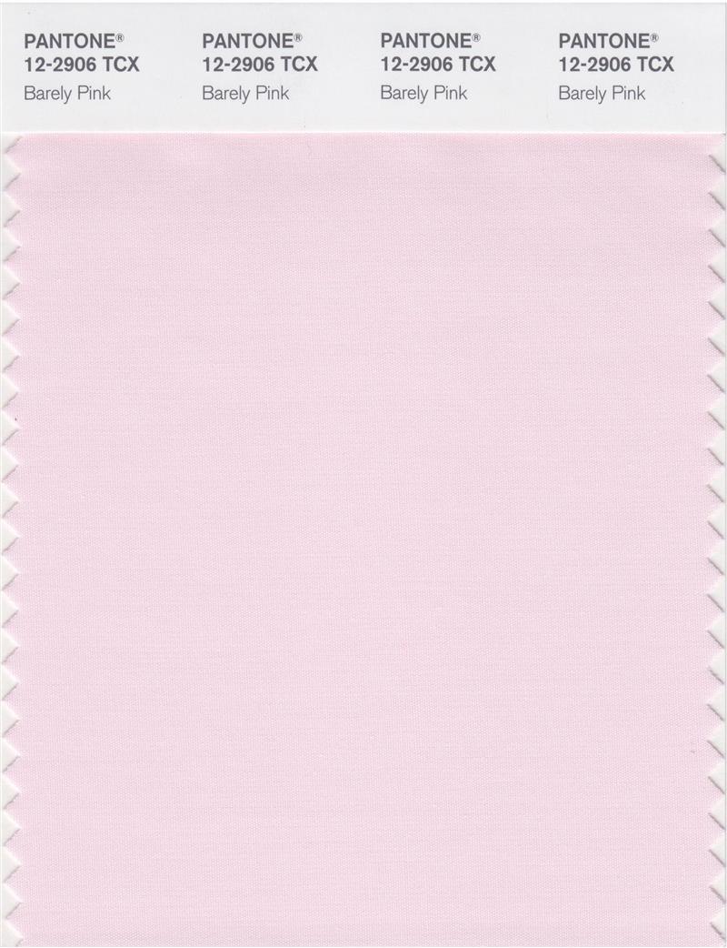 Pantone Smart 12-2906 TCX Color Swatch Card | Barely Pink | Magazine ...