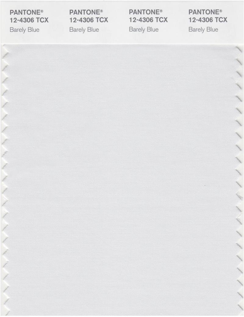 Pantone Smart 12-4306 TCX Color Swatch Card | Barely Blue | Magazine ...