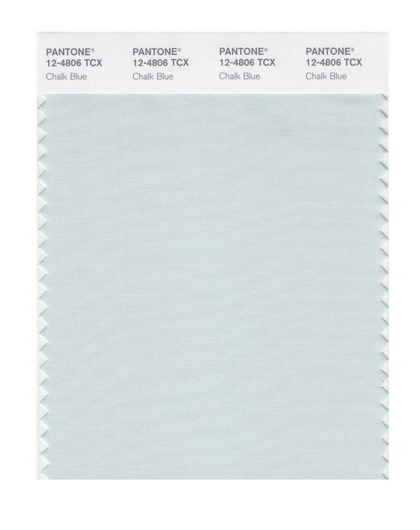 Pantone Smart 12-4806 TCX Color Swatch Card | Chalk Blue | Magazine ...