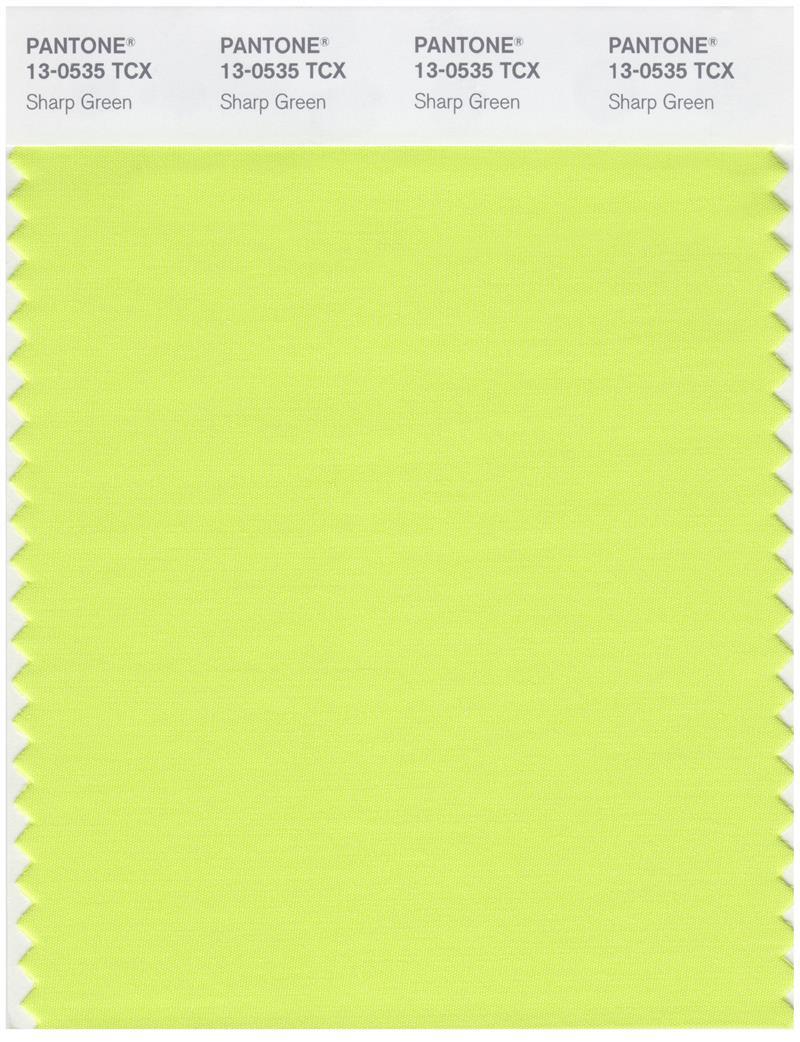 Pantone Smart 13-0535 TCX Color Swatch Card | Sharp Green | Magazine ...