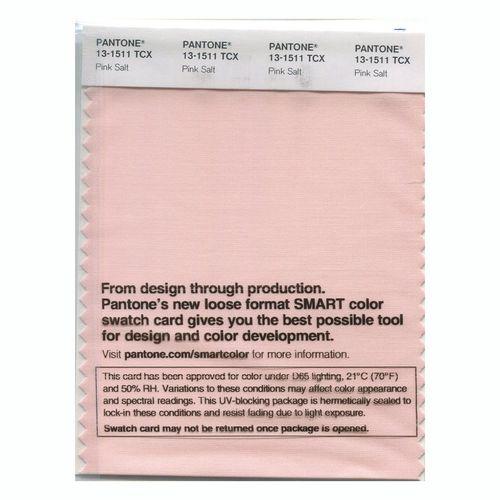 Pantone Smart 13-1511 TCX Color Swatch Card | Pink Salt | Magazine Cafe ...