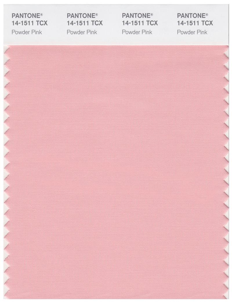 Pantone Smart 14-1511 TCX Color Swatch Card | Powder Pink | Magazine ...