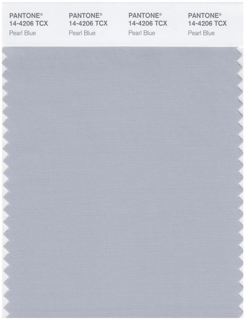 Pantone Smart 14-4206 TCX Color Swatch Card | Pearl Blue | Magazine ...