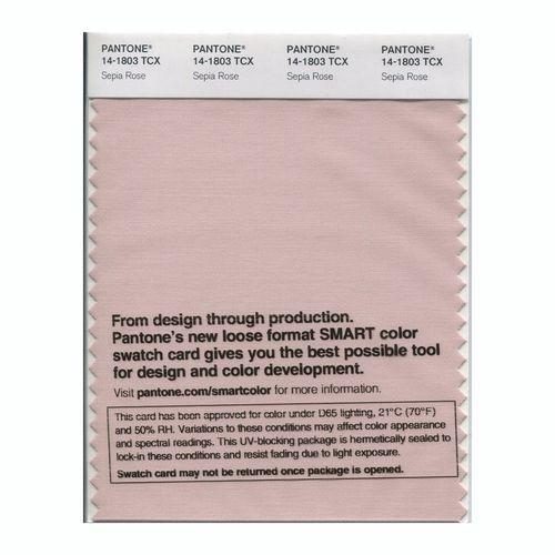 Pantone Smart 14-1803 TCX Color Swatch Card | Sepia Rose | Magazine ...