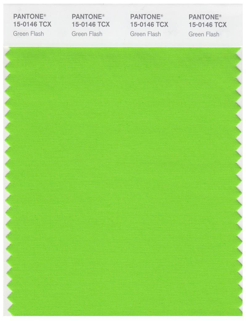 Pantone Smart 15-0146 TCX Color Swatch Card | Green Flash | Magazine ...