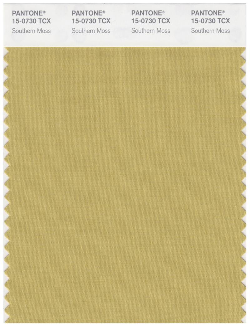 Pantone Smart 15-0730 TCX Color Swatch Card | Southern Moss | Magazine ...