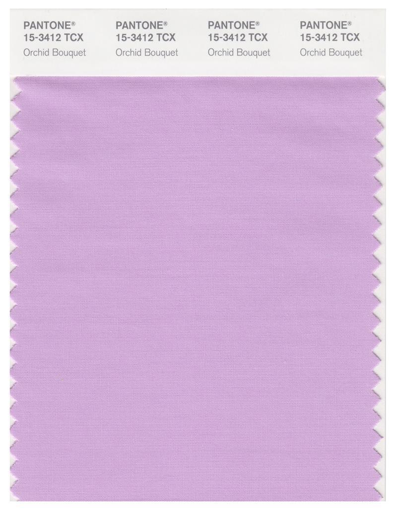 Pantone Smart 15-3412 TCX Color Swatch Card | Orchid Bouquet | Magazine ...
