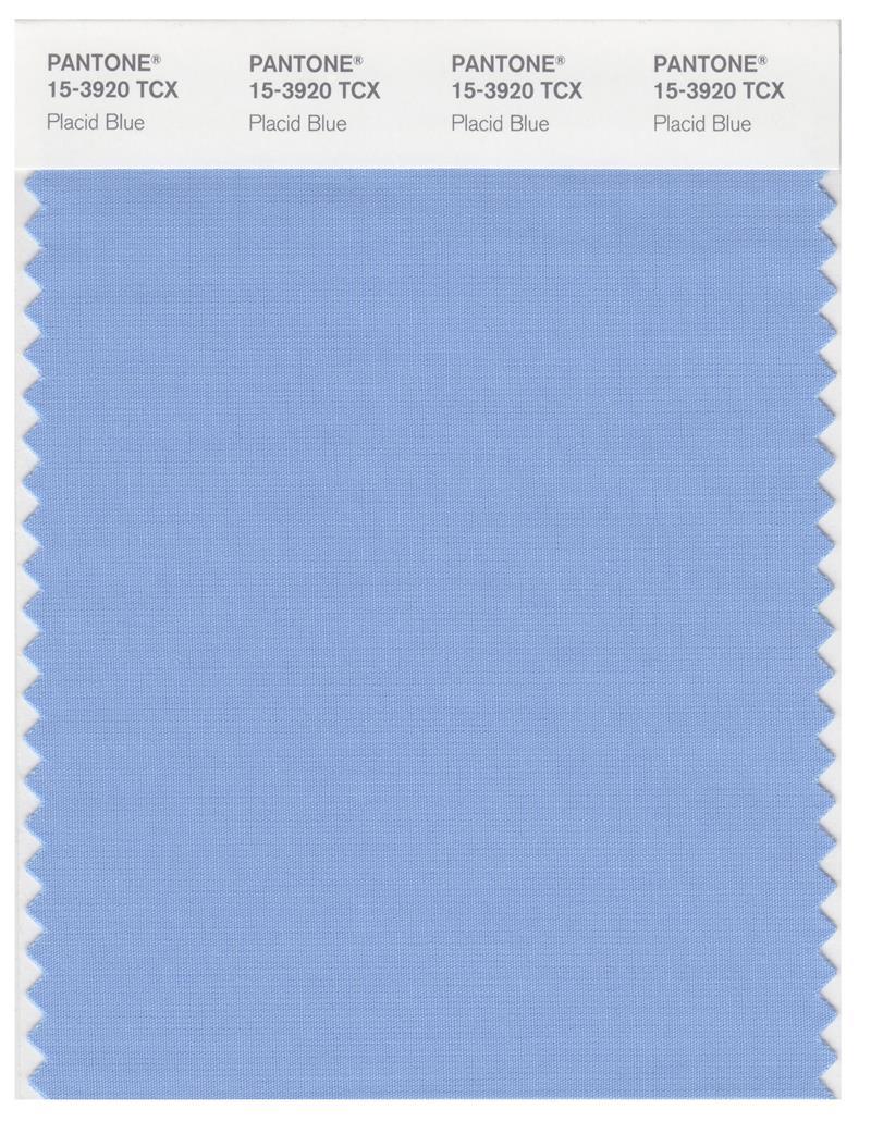 Pantone Smart 15-3920 TCX Color Swatch Card | Placid Blue | Magazine ...
