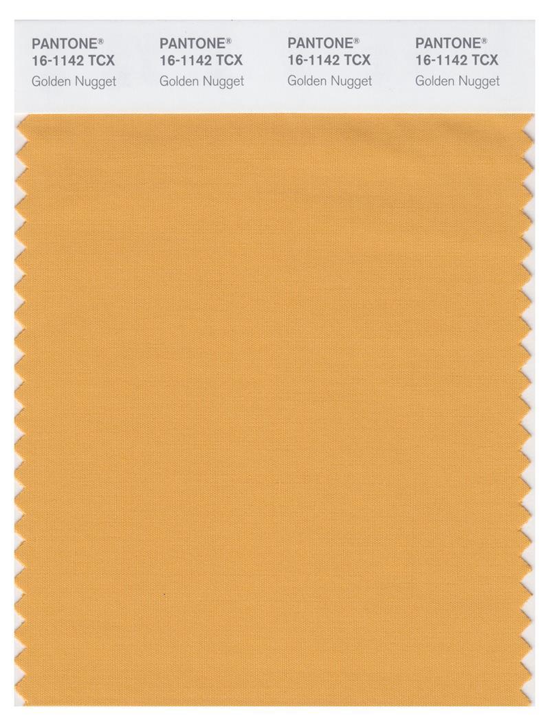 Pantone Smart 16 1142 TCX Color Swatch Card Golden Nugget Magazine Pantone Smart 16 1142 TCX Color Swatch Card Golden Nugget Magazine