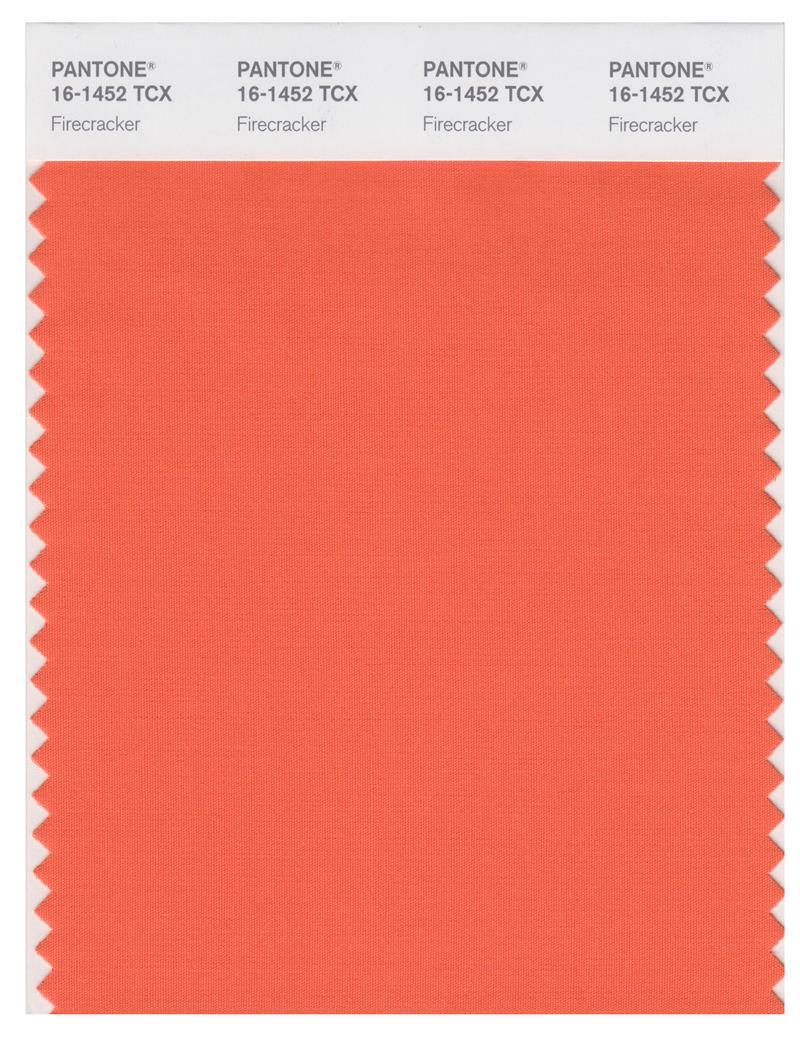 Pantone Smart 16-1452 TCX Color Swatch Card | Firecracker | Magazine ...