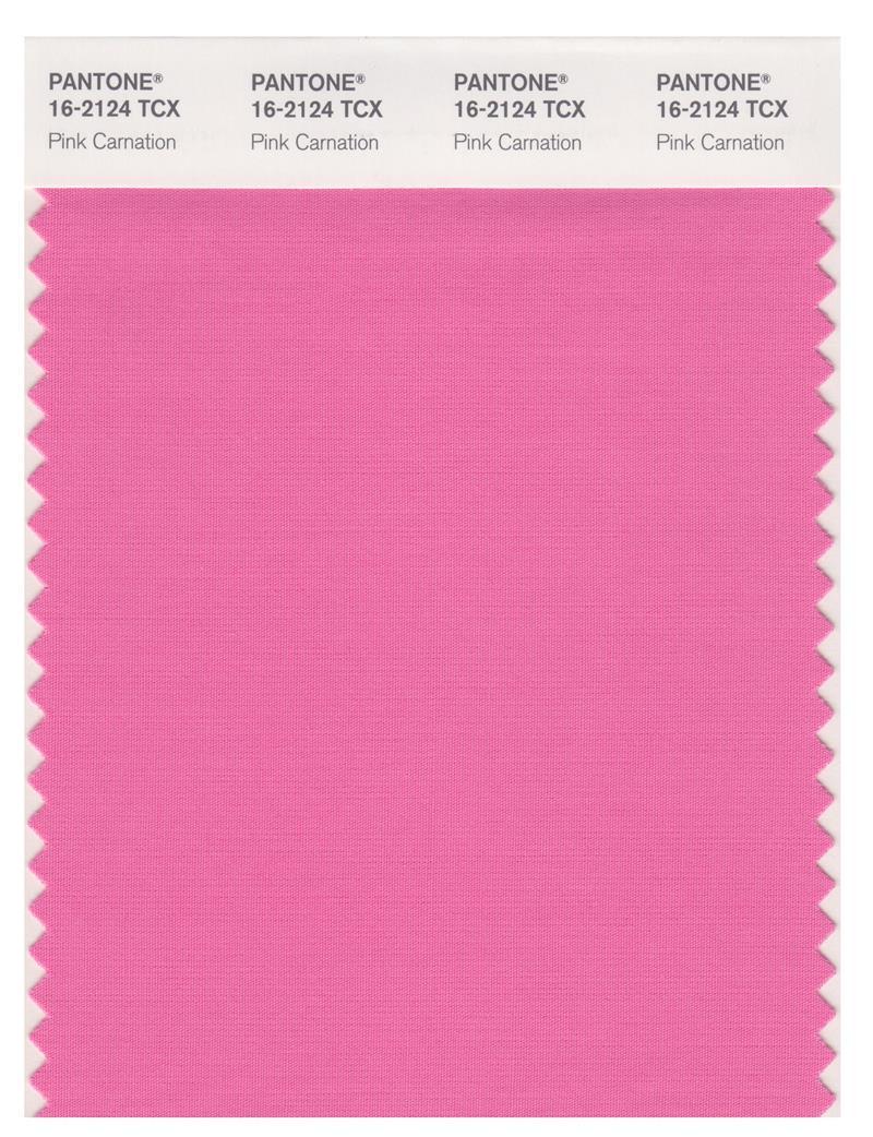 Pantone Smart 16-2124 TCX Color Swatch Card | Pink Carnation | Magazine ...
