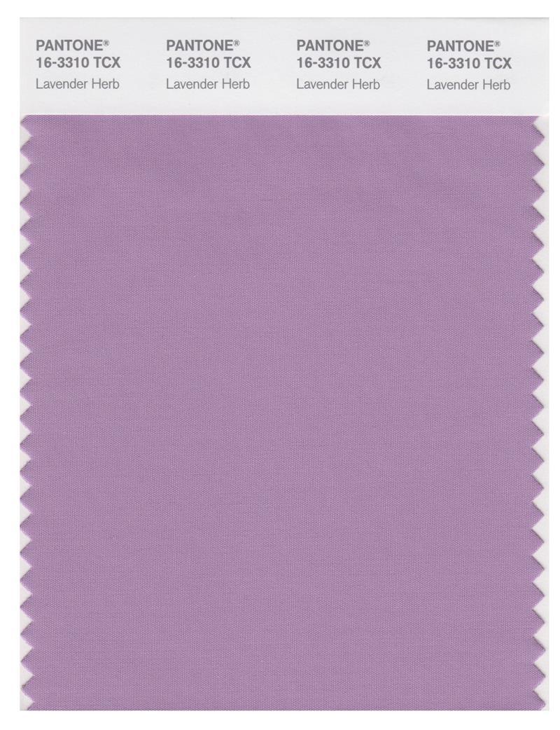 Pantone Smart 16-3310 TCX Color Swatch Card | Lavendar Herb | Magazine ...