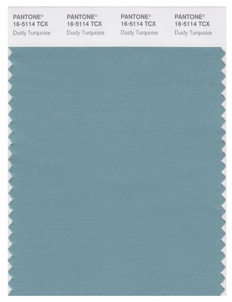 Pantone Smart 16-5114 TCX Color Swatch Card | Dusty Turquoise ...