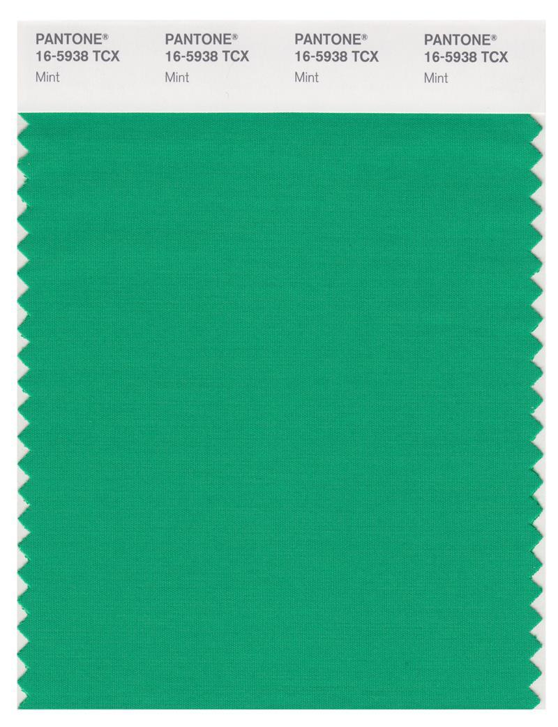 Pantone Smart 16-5938 TCX Color Swatch Card | Mint | Magazine Cafe ...