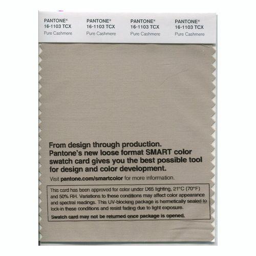 Pantone Smart 16-1103 TCX Color Swatch Card | Pure Cashmere | Magazine ...