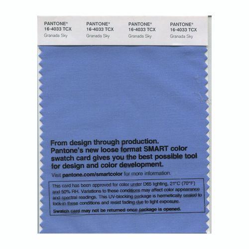 Pantone Smart 16-4033 TCX Color Swatch Card | Granada Sky | Magazine ...