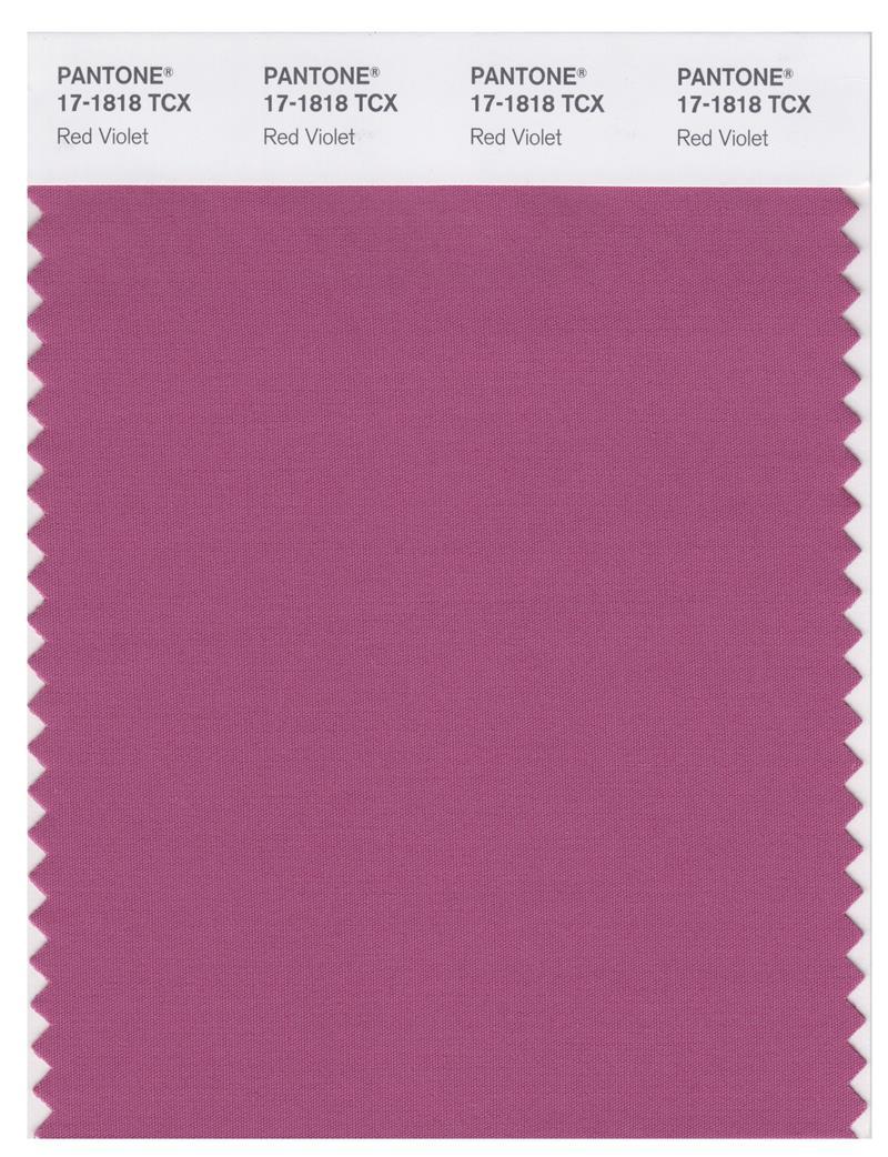 Pantone Smart 17-1818 TCX Color Swatch Card | Red Violet | Magazine ...