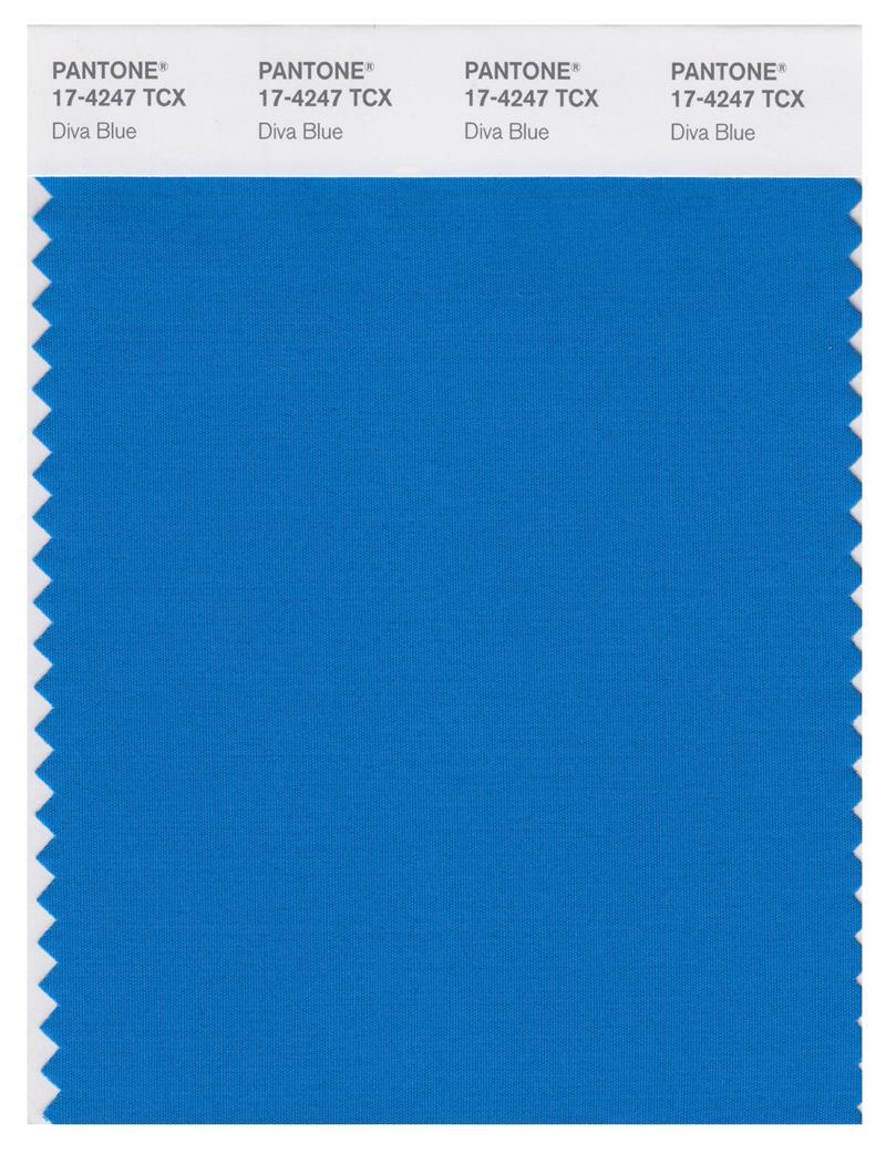 Pantone Smart 17-4247 TCX Color Swatch Card | Diva Blue | Magazine Cafe ...