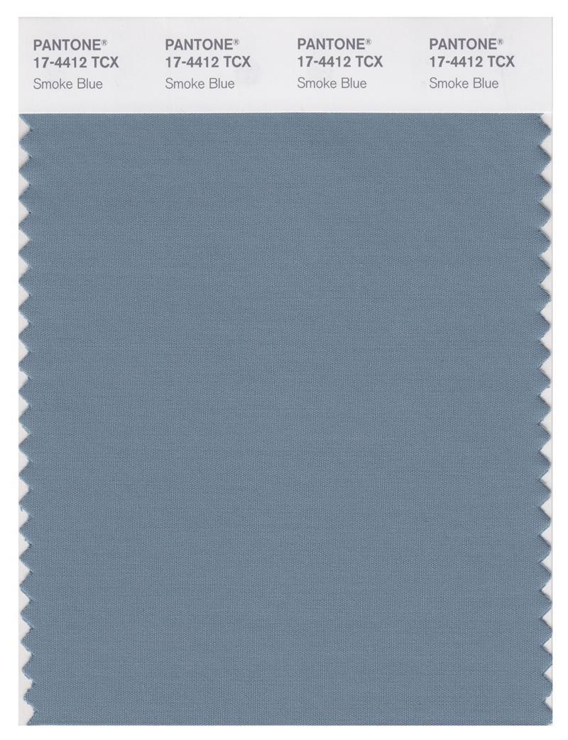 Pantone Smart 17-4412 TCX Color Swatch Card | Smoke Blue | Magazine ...