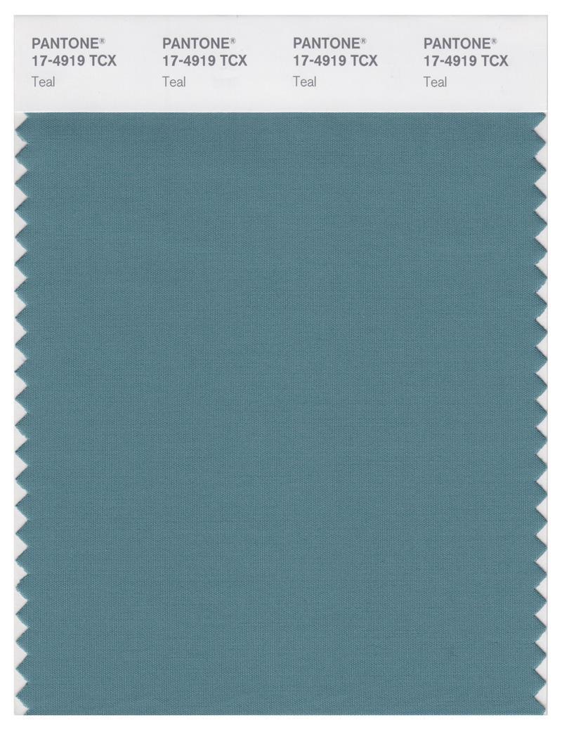 Pantone Smart 17-4919 TCX Color Swatch Card | Teal | Magazine Cafe ...