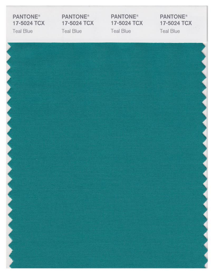 Pantone Smart 17-5024 TCX Color Swatch Card | Teal Blue | Magazine Cafe ...