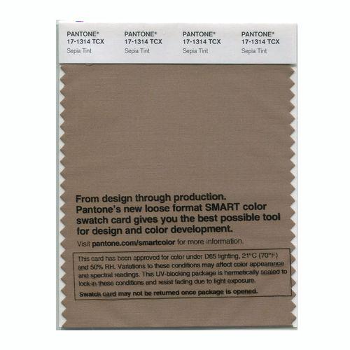Pantone Smart 17-1314 TCX Color Swatch Card | Sepia Tint | Magazine ...