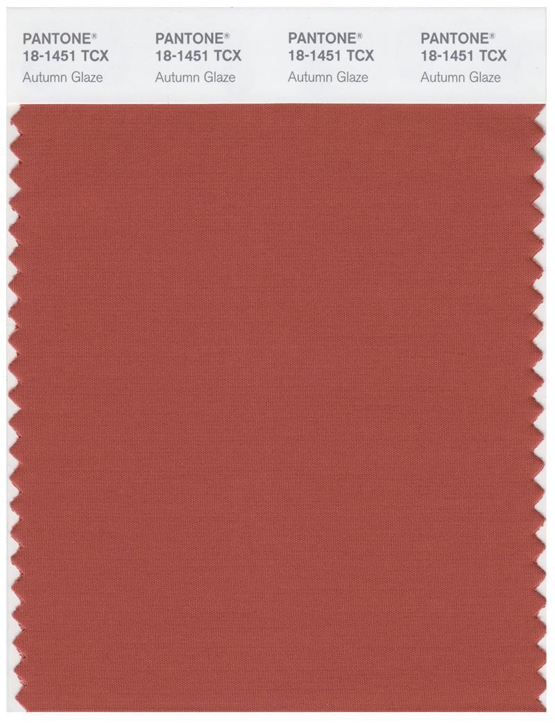 Pantone Smart 18-1451 TCX Color Swatch Card | Autumn Glaze | Magazine ...