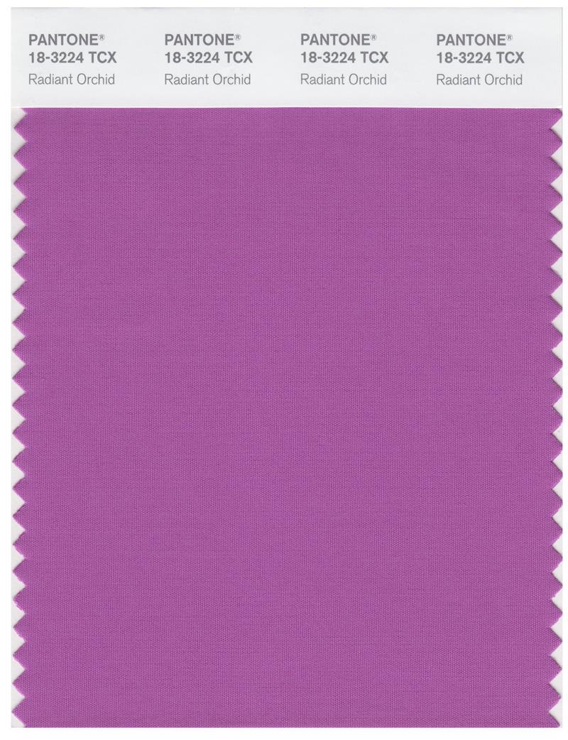 Pantone Smart 18-3224 TCX Color Swatch Card | Radiant Orchid | Magazine ...