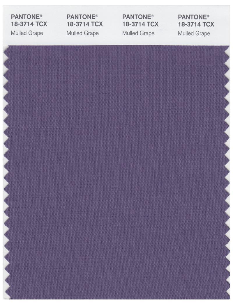 Pantone Smart 18-3714 TCX Color Swatch Card | Mulled Grape | Magazine ...