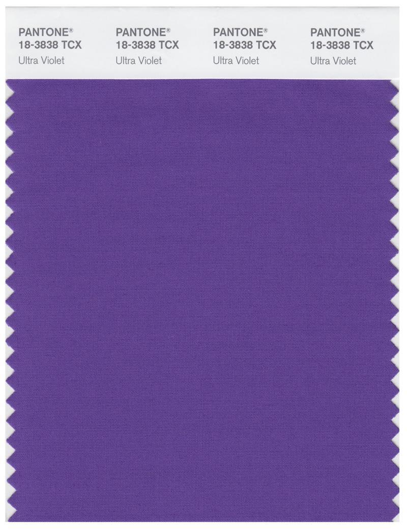 Pantone Smart 18-3838 TCX Color Swatch Card | Ultra Violet | Magazine ...