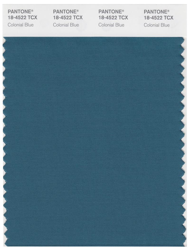 Pantone Smart 18-4522 TCX Color Swatch Card | Colonial Blue | Magazine ...