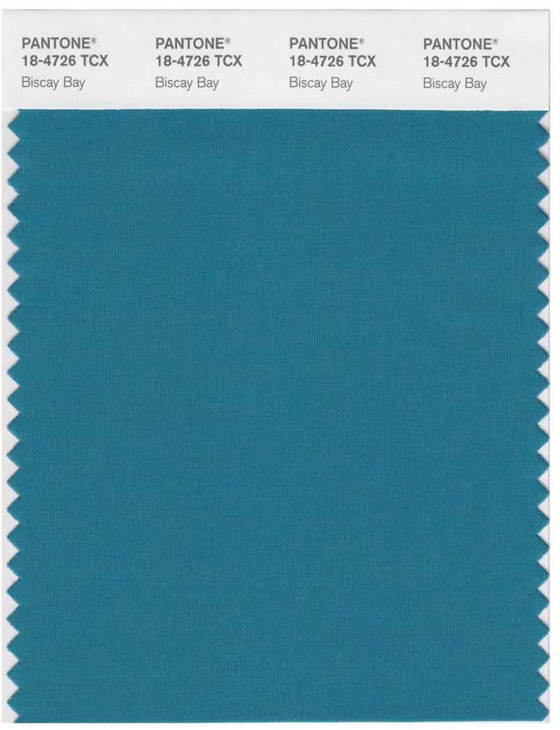 Pantone Smart 18-4726 TCX Color Swatch Card | Biscay Bay | Magazine ...